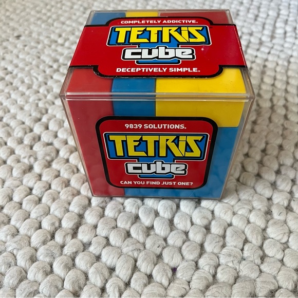 Tetris | Games | Vintage Tetris Cube Game Gently Used | Poshmark